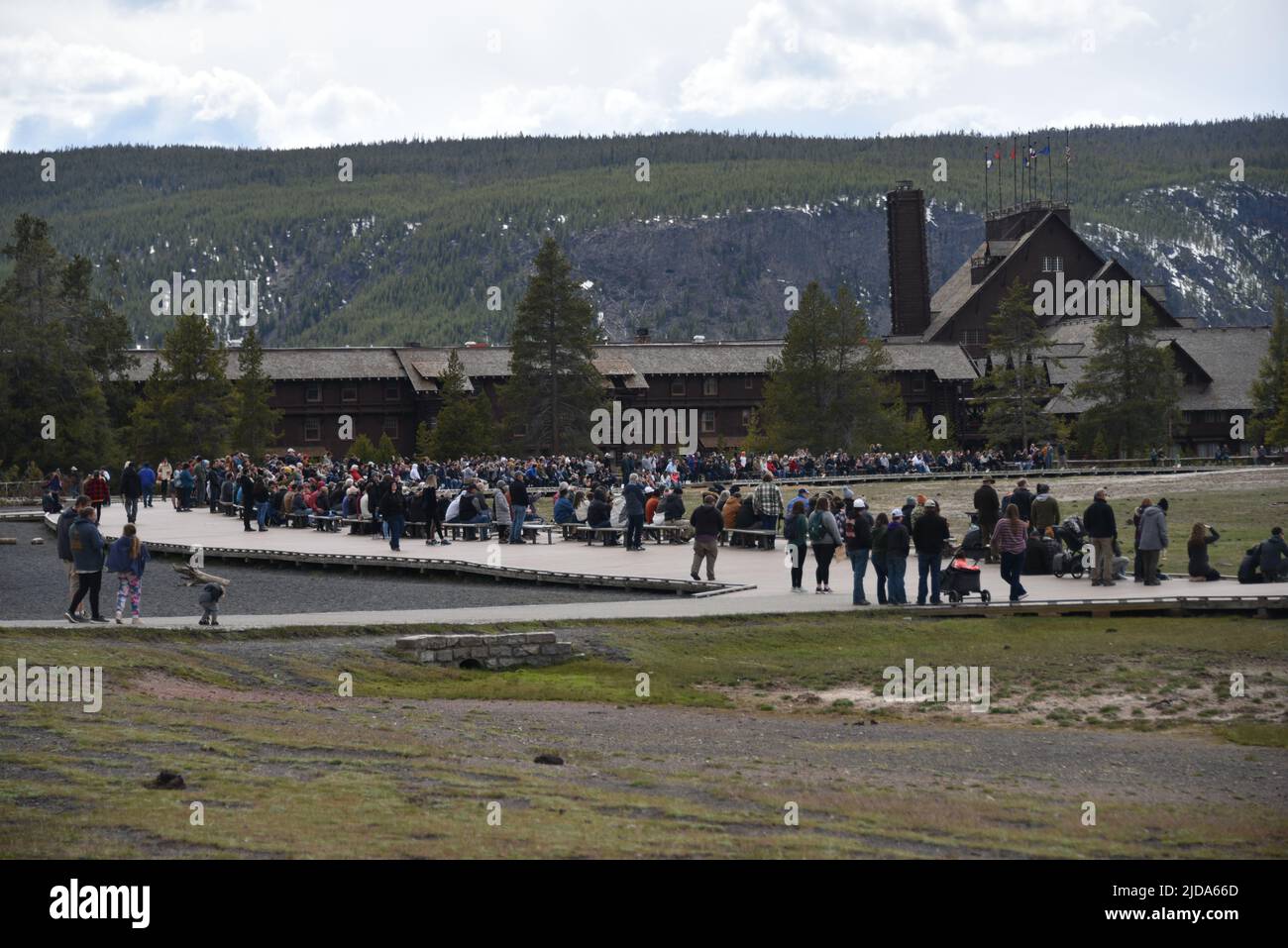 Yellowstone National Park. USA. 5/21-26/2022. Old Faithful Geyser ...