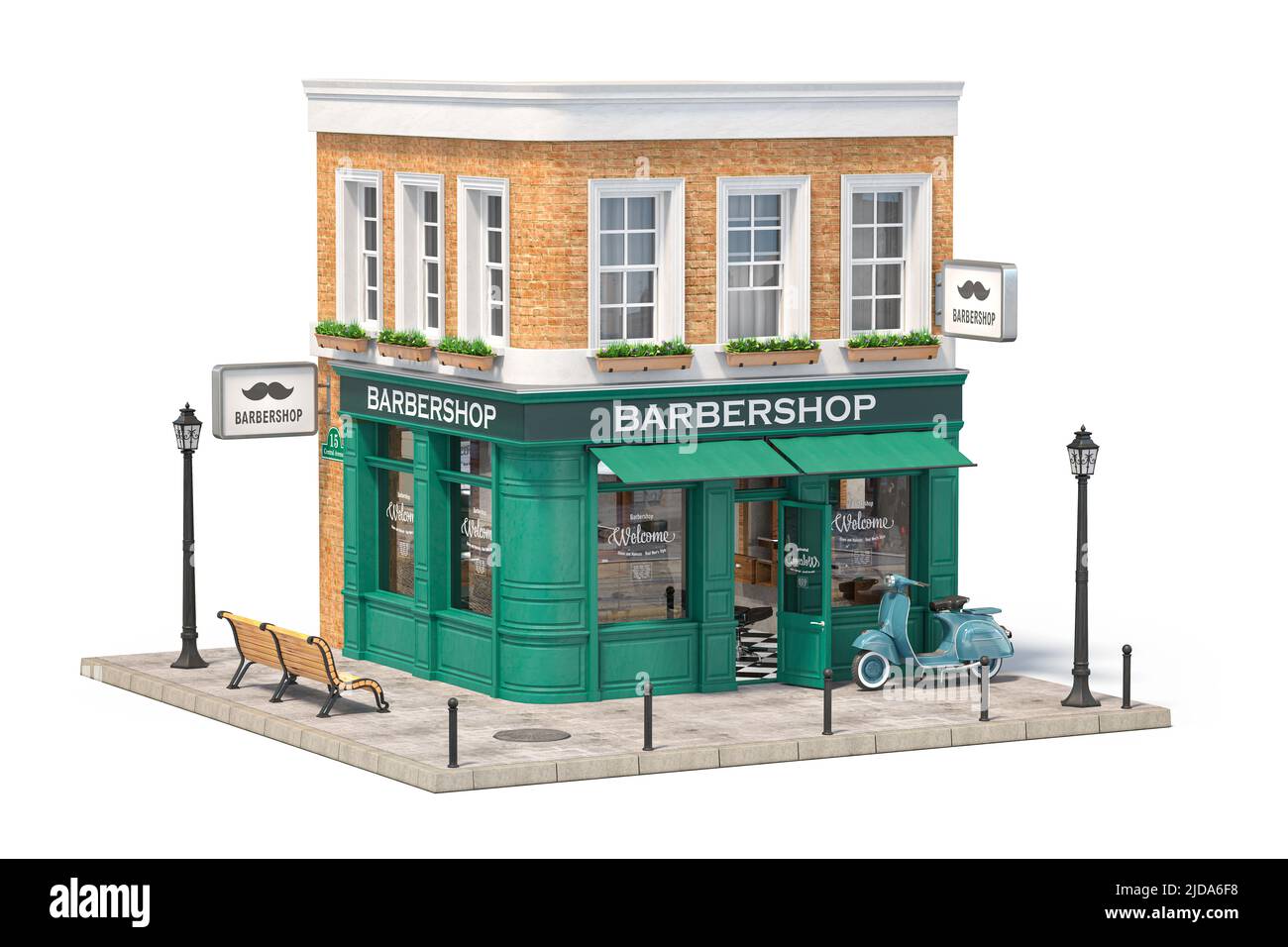 Barber Shop Building