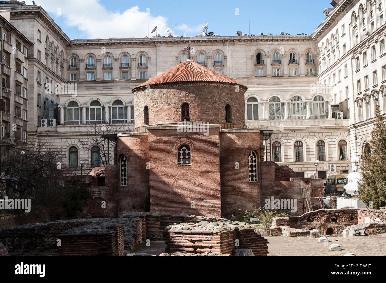 The Church of Saint George is an Early Christian red brick rotunda that is considered the oldest ...