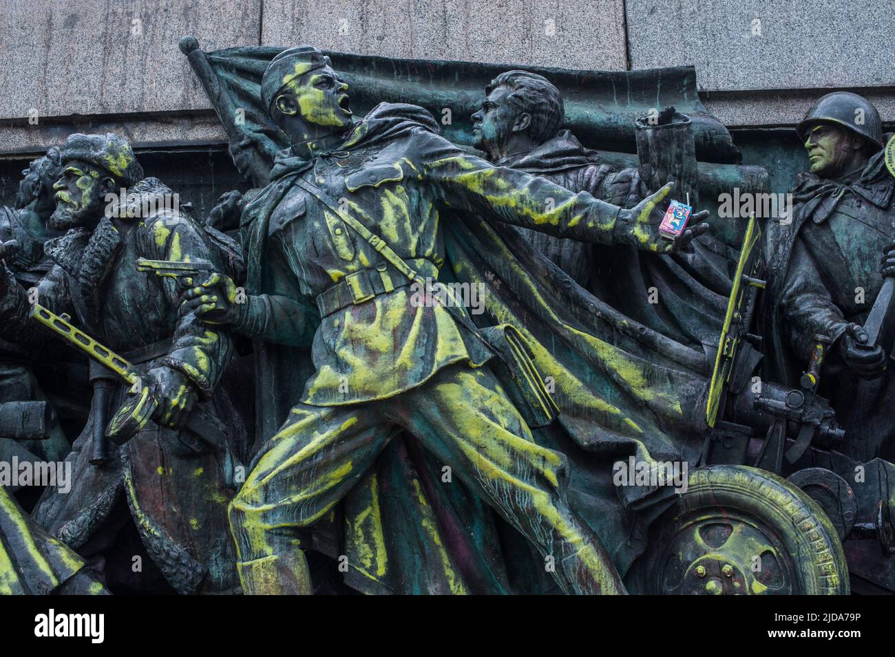 Monument to Soviet and Communist past in Bulgaria. Landmarks of the ...