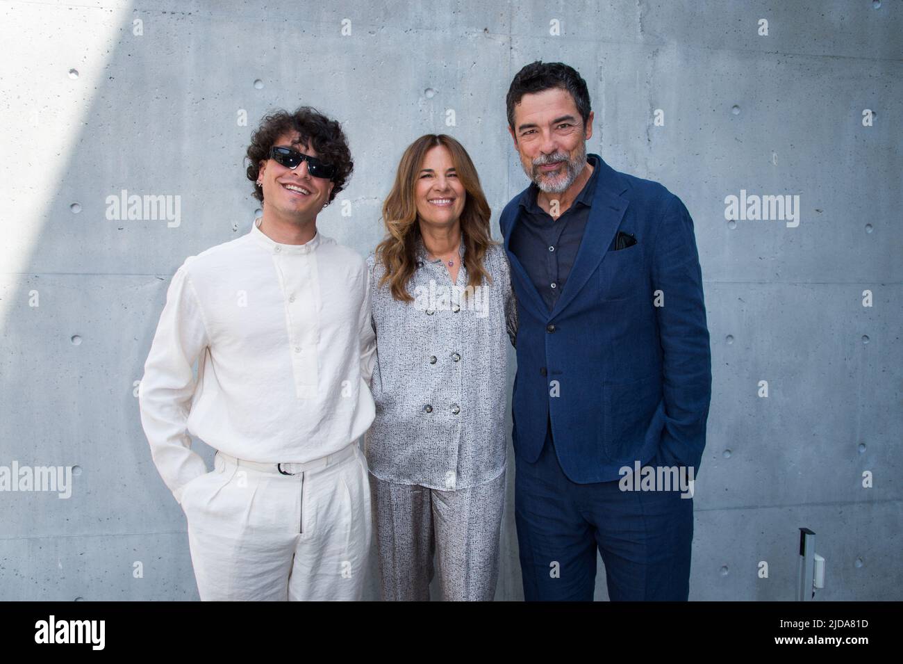 Leo Gassmann , Roberta Armani , Alessandro Gassamnn Milan Fashion Week ...