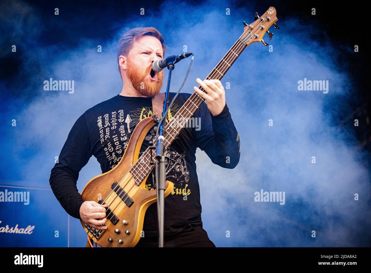 Copenhagen, Denmark. 17th, June 2022. The British metal band Urne ...
