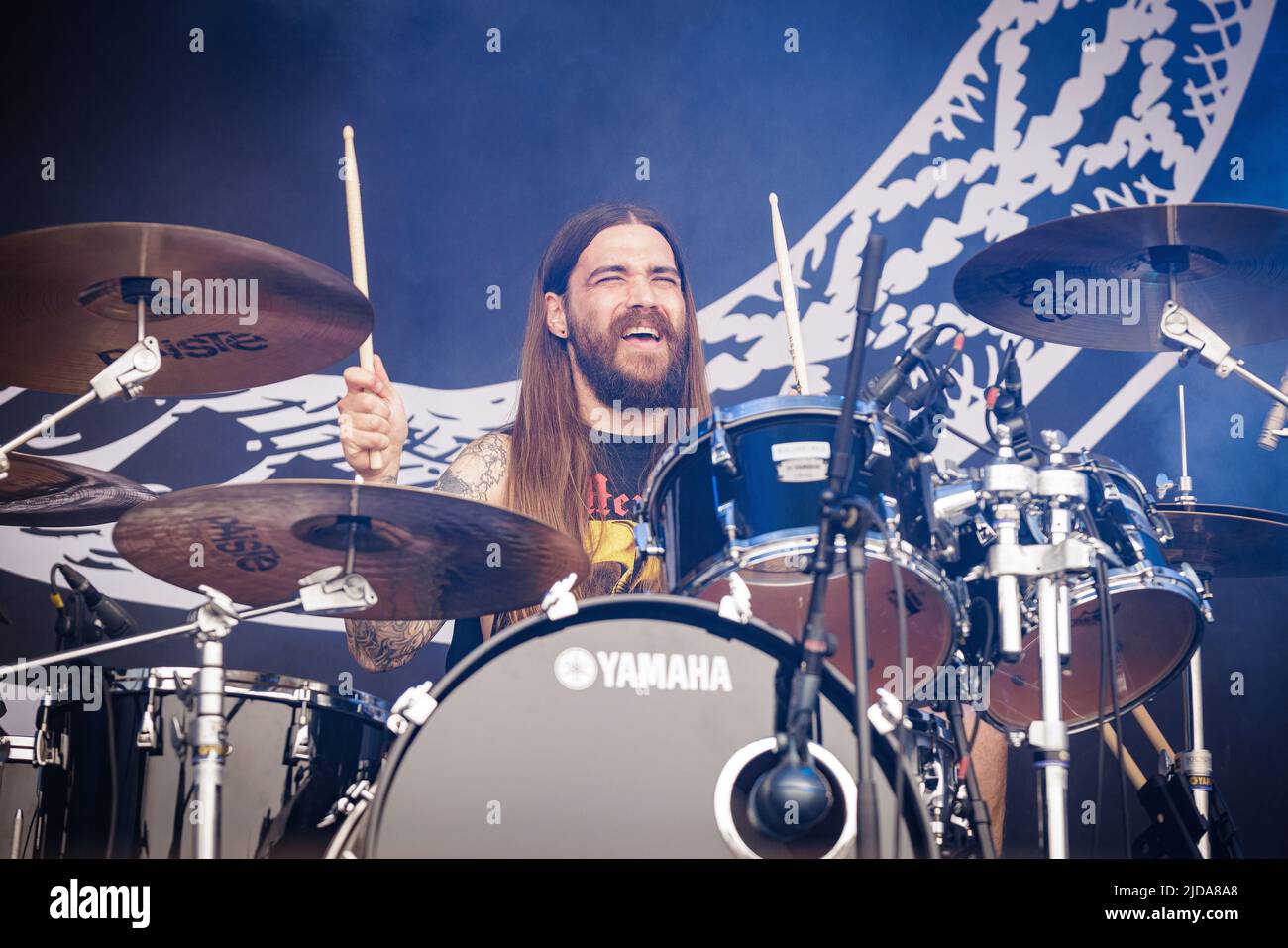 Copenhagen, Denmark. 17th, June 2022. The British metal band Urne ...