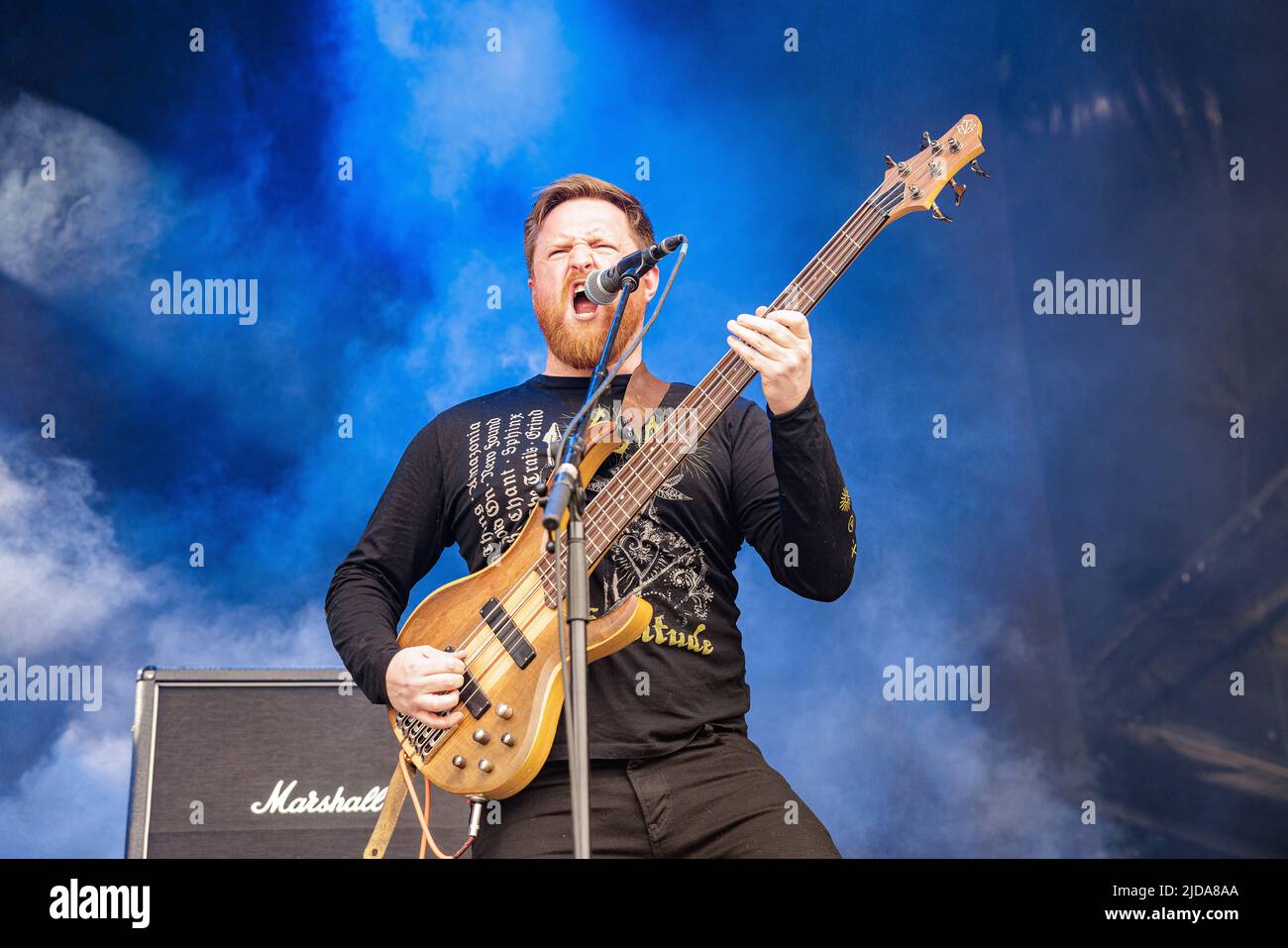 Copenhagen, Denmark. 17th, June 2022. The British metal band Urne ...