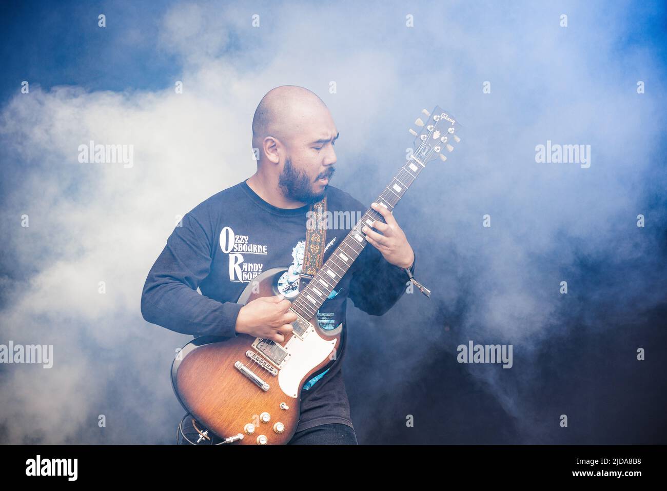 Copenhagen, Denmark. 17th, June 2022. The British metal band Urne ...