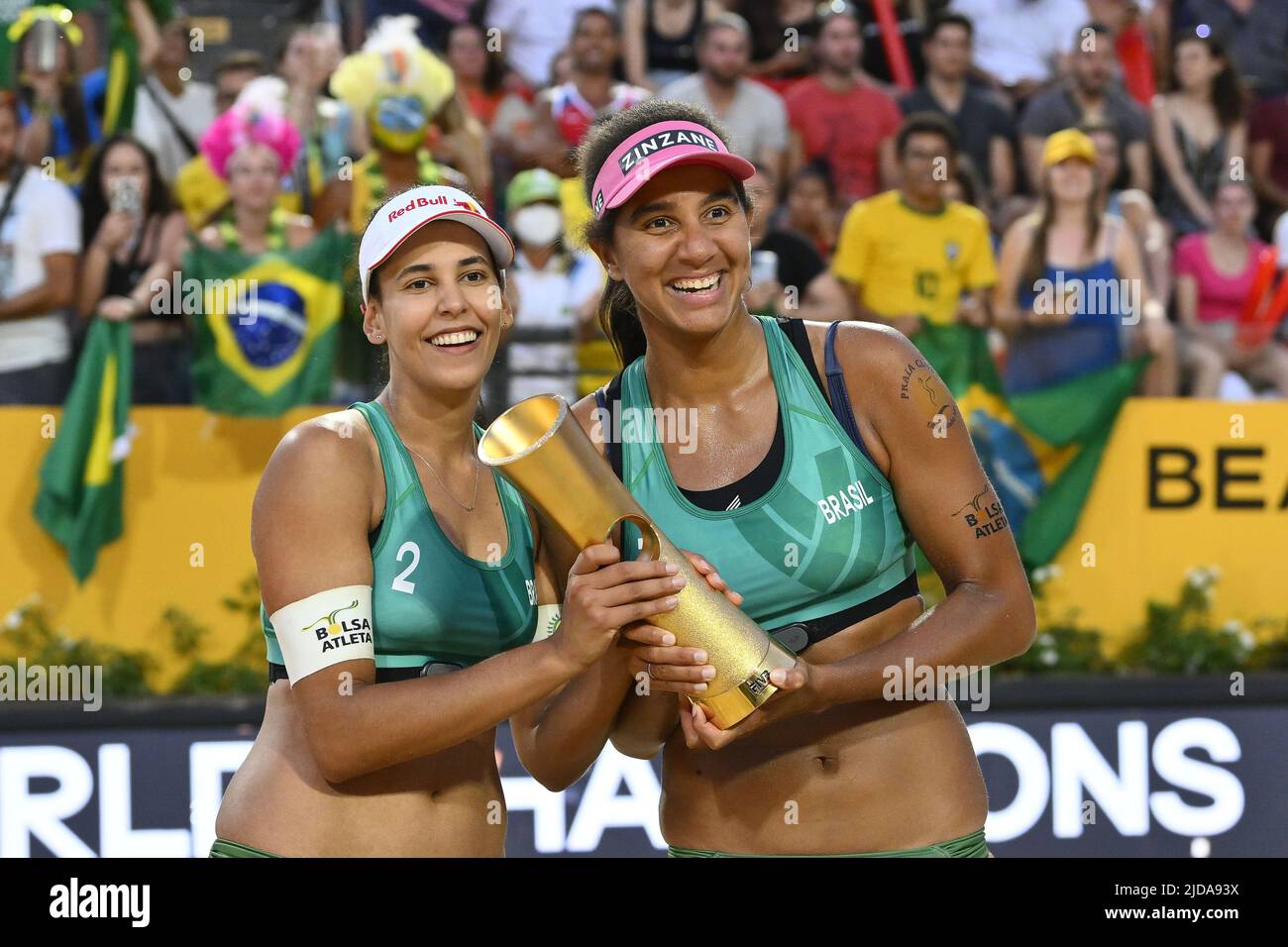 Ana Patricia (BRA) and Duda (BRA) wins the Beach Volleyball World ...