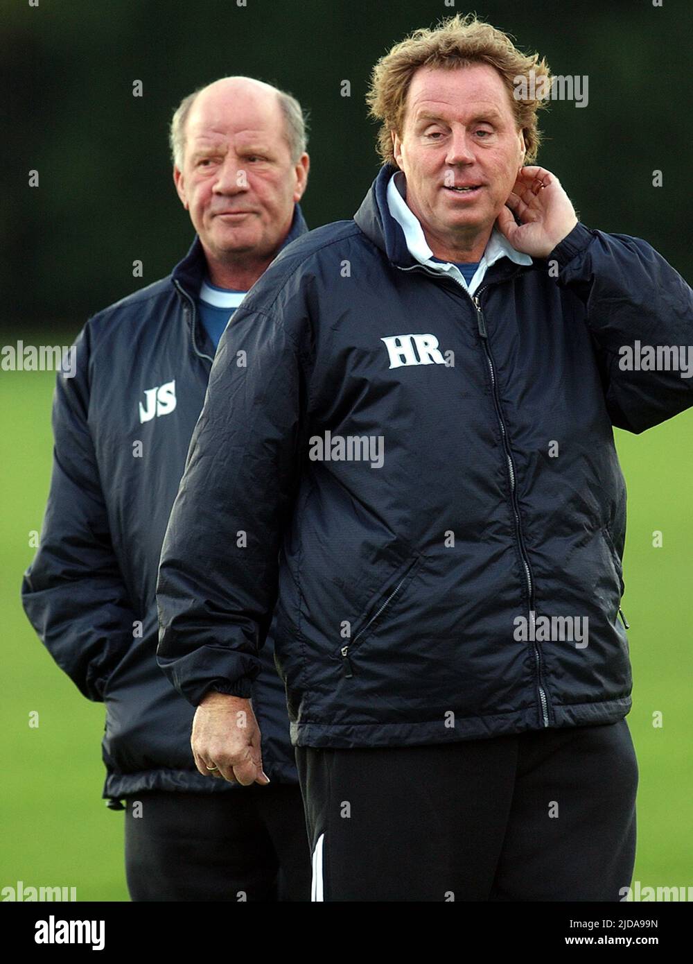 HARRY REDKNAPP AND JIM SMITH GET READY FOR MANCHESTER UNITED AT TRAINING TODAY/YESTERDAY ...