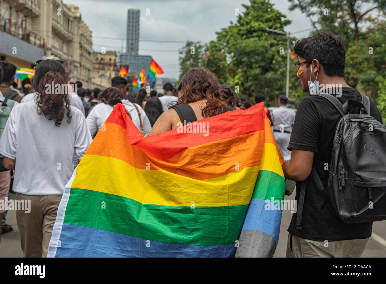 Kolkata, India. 19th June, 2022. LGBTQ Rainbow Pride Month celebrated ...