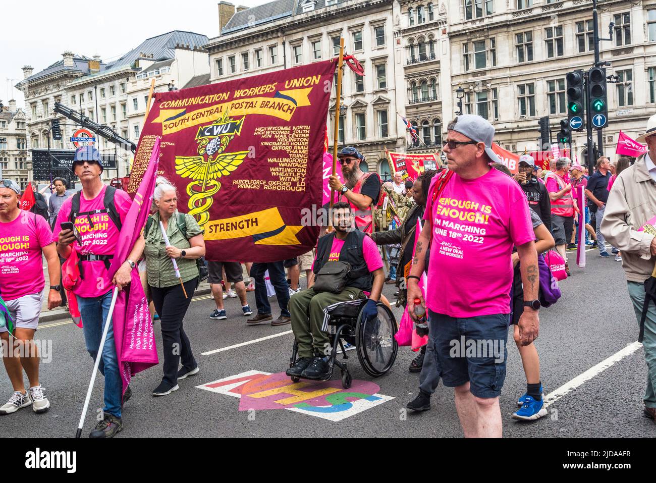 We Demand Better march in central London, thousands of protesters march ...