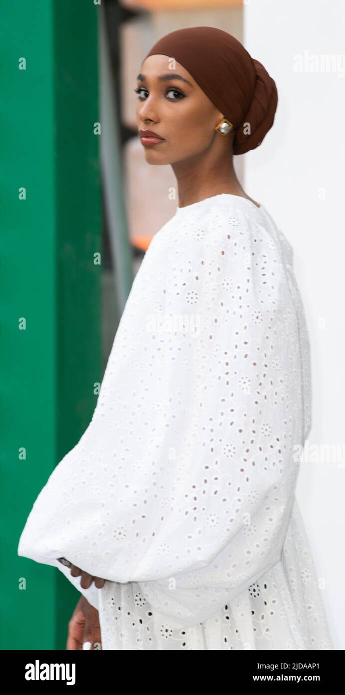 Ikram Abdi Omar attends The Royal Academy of Arts summer preview party ...