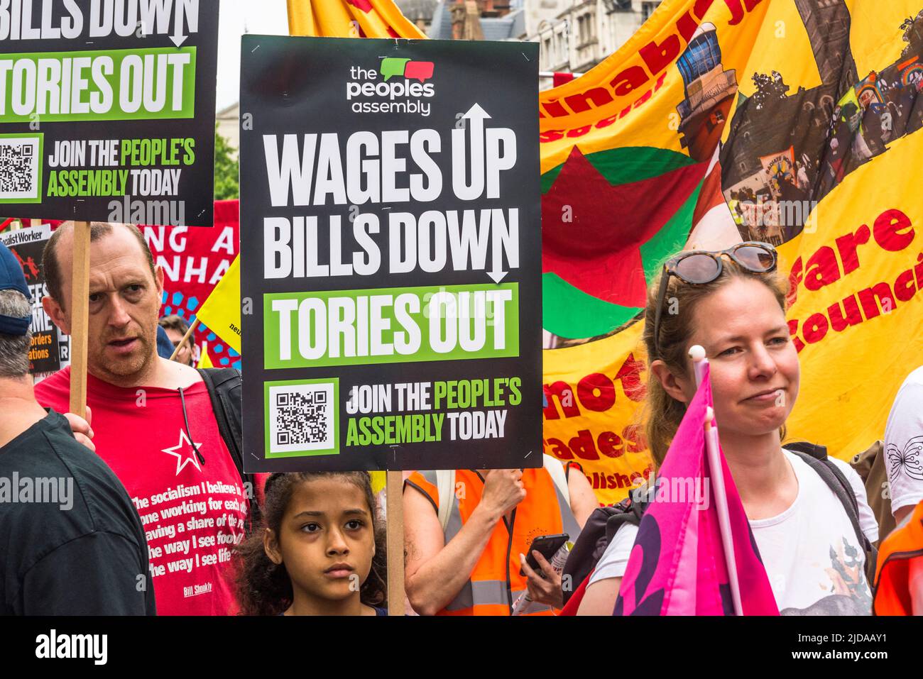 We Demand Better march in central London, thousands of protesters march ...