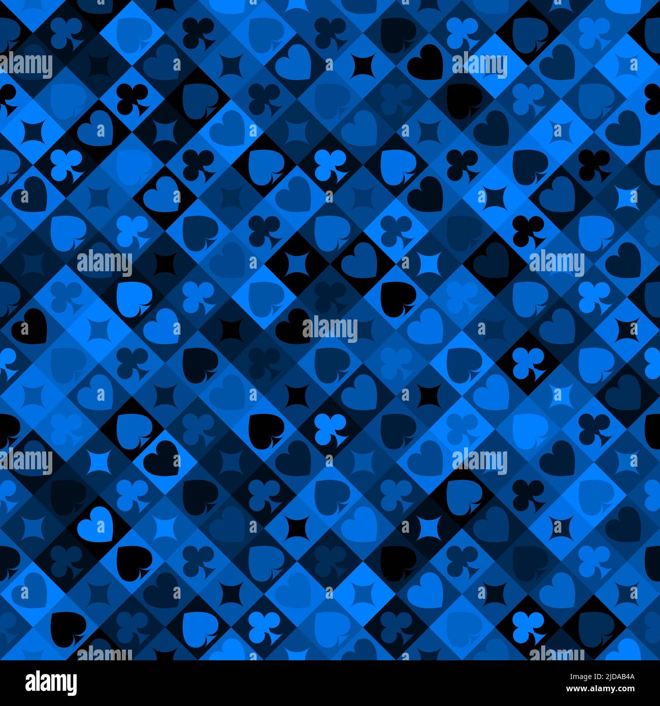 Vector playing cards suits seamless patterns. Backgrounds card suits ...