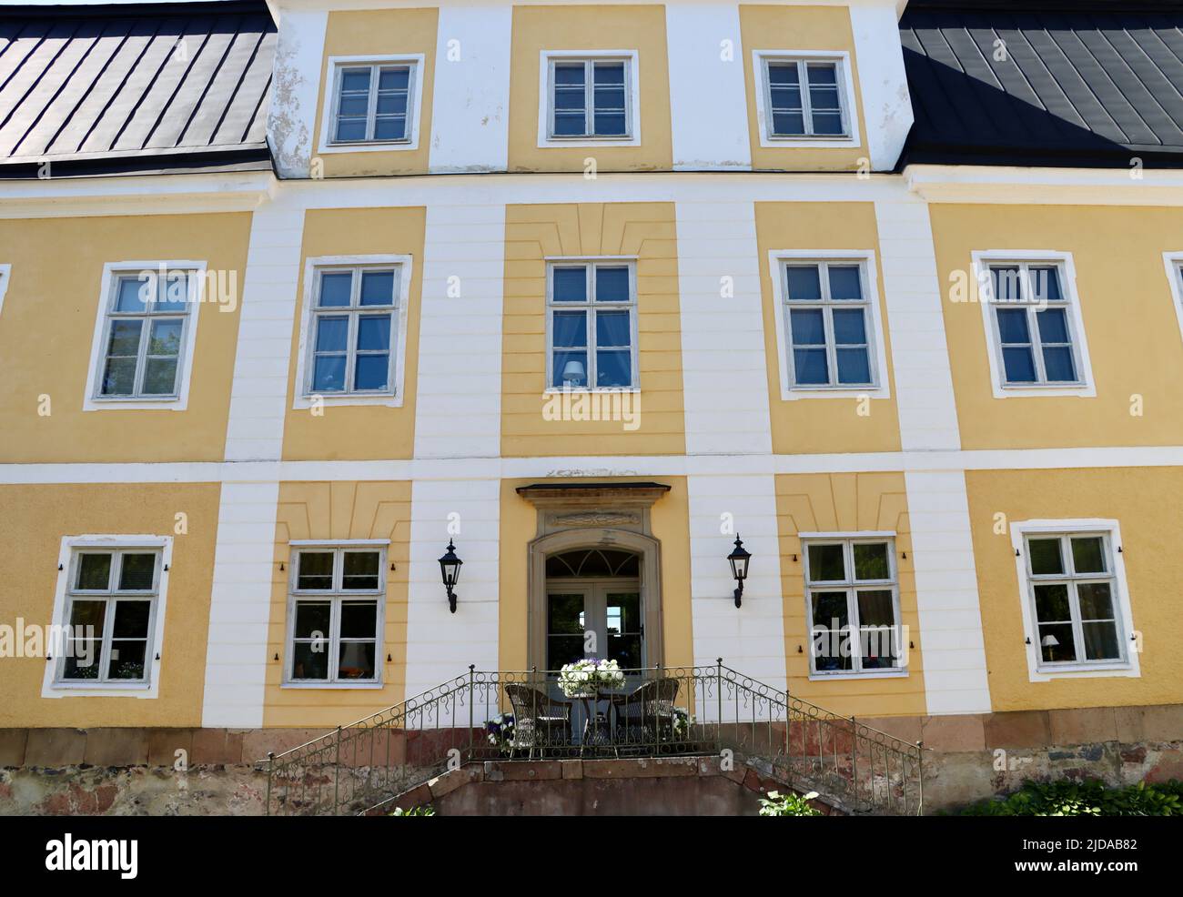 The main building of Fagervik manor from 1762 in Inkoo, southern Finland Stock Photo - Alamy