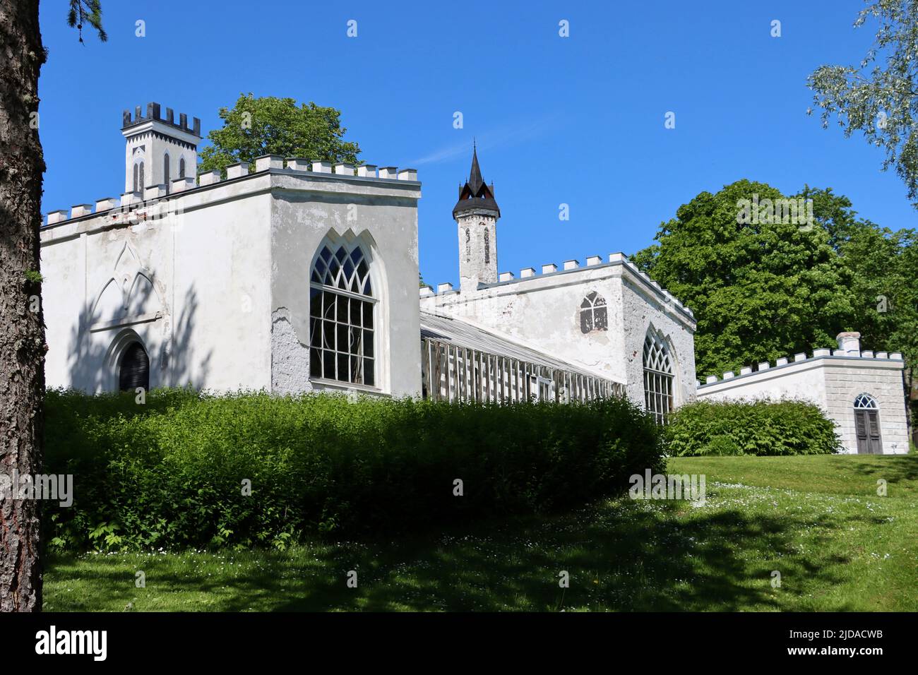 Orangerie at Fagervik manor from 1762 in Inkoo, southern Finland Stock ...