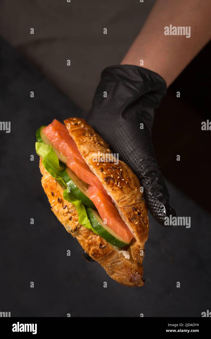 Professional kitchen chef prepares red hi-res stock photography and ...