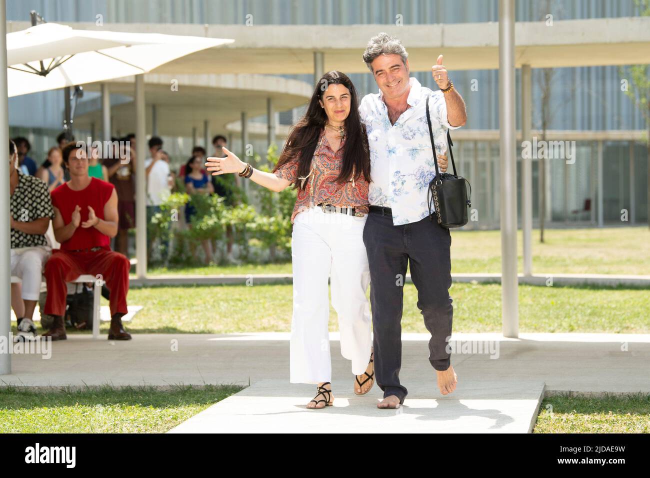 Veronica Etro , Kean Etro Milan Fashion Week - Men S/S 2023 Etro - catwalk Milan, Italy 19th ...