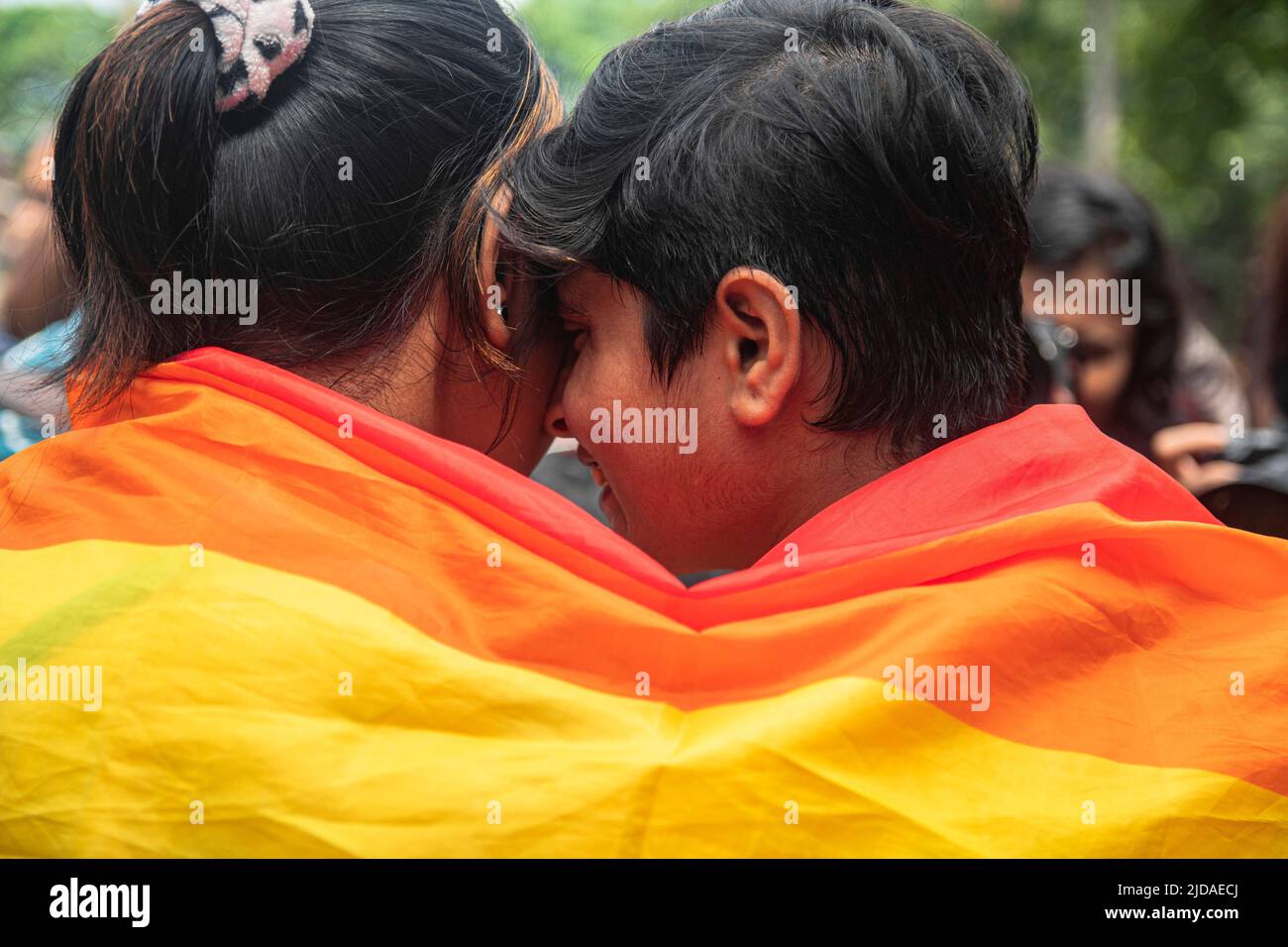 Kolkata, West Bengal, India. 19th June, 2022. LGBTQ Rainbow Pride Month ...