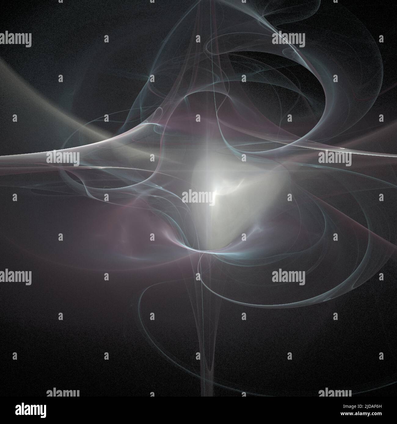 bright abstract linear background, white digital drawing on black ...