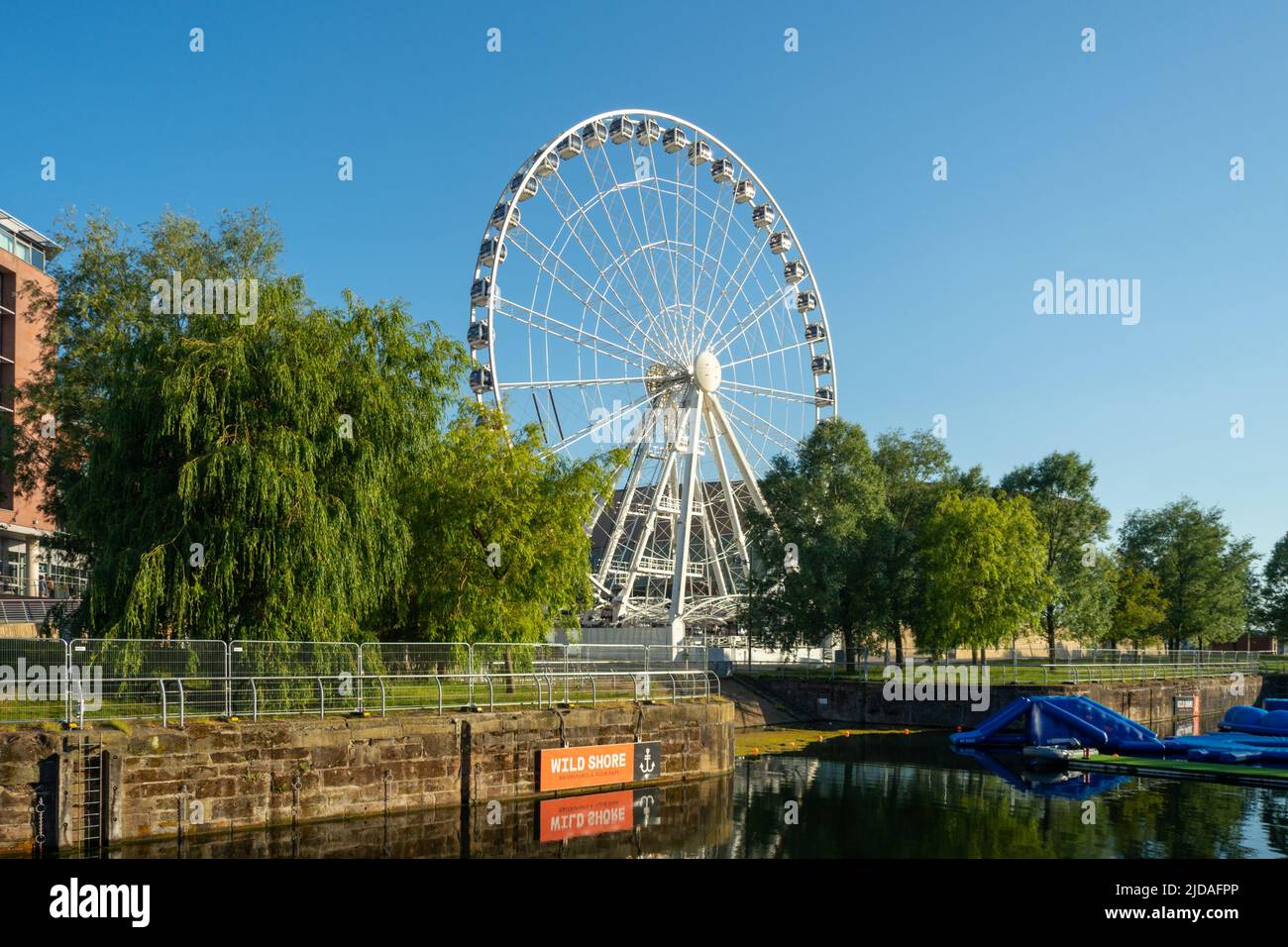 The Wheel of Liverpool, a Ferris Wheel on the Keel Wharf waterfront of ...