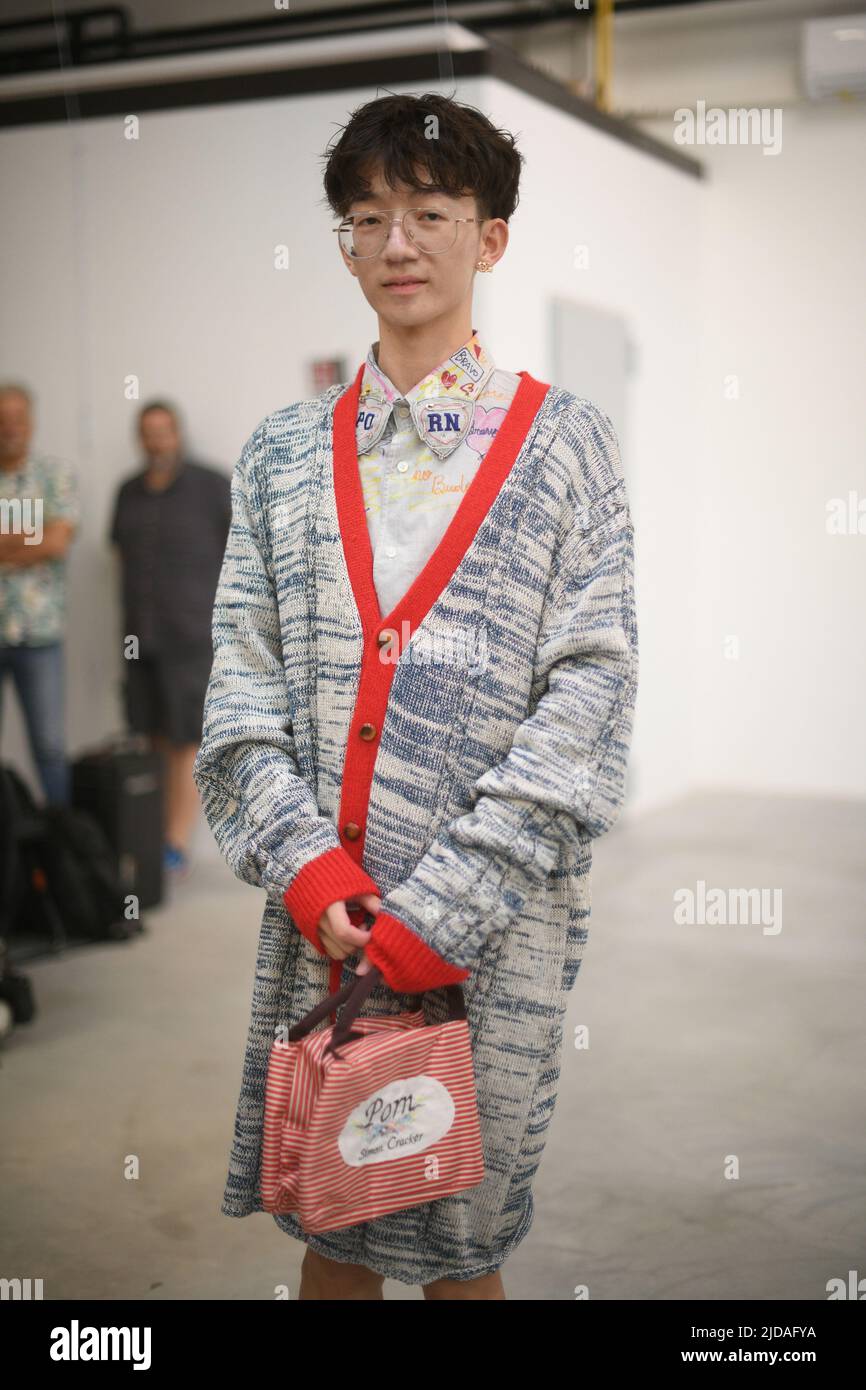 Milan Fashion Week - Men S/S 2023 Simon Cracker - backstage Milan ...