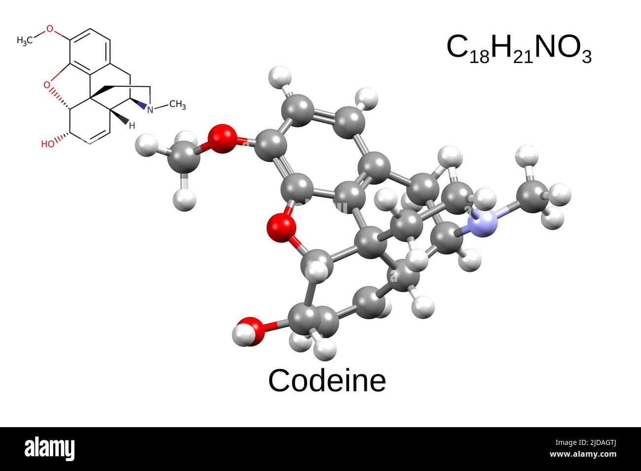 Codeine 3d Structure