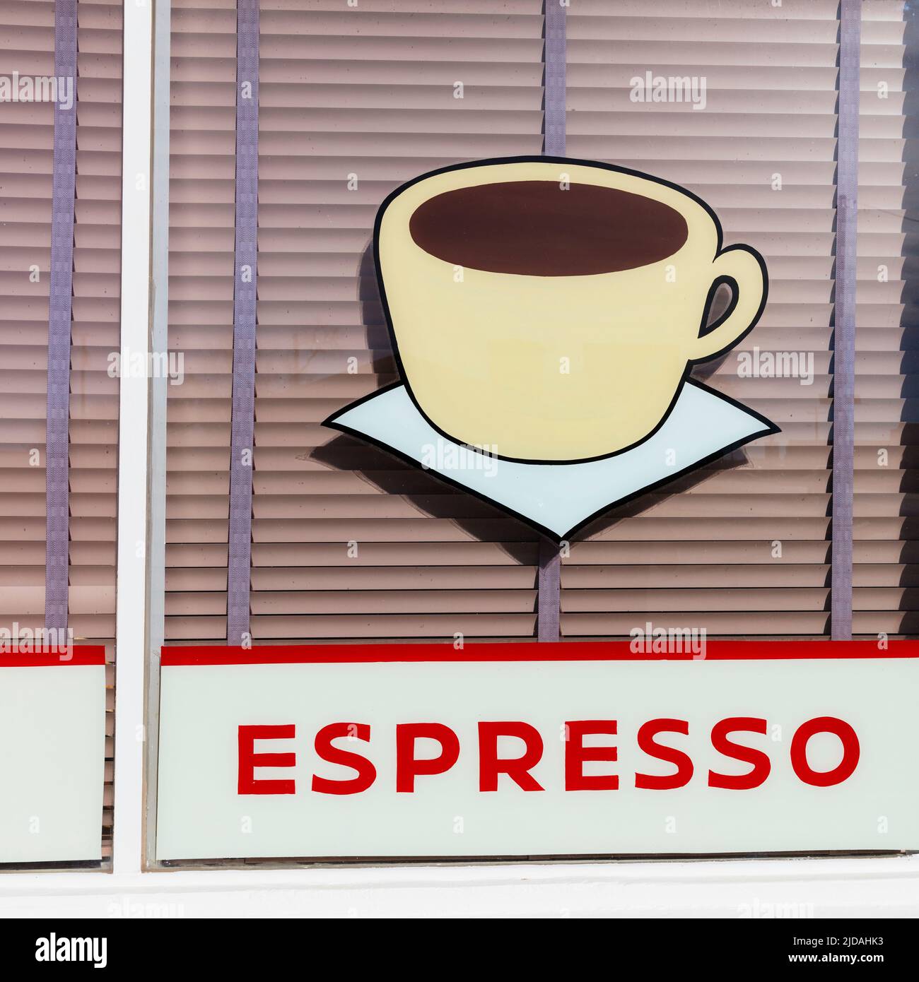 Retro diner window hi-res stock photography and images - Alamy