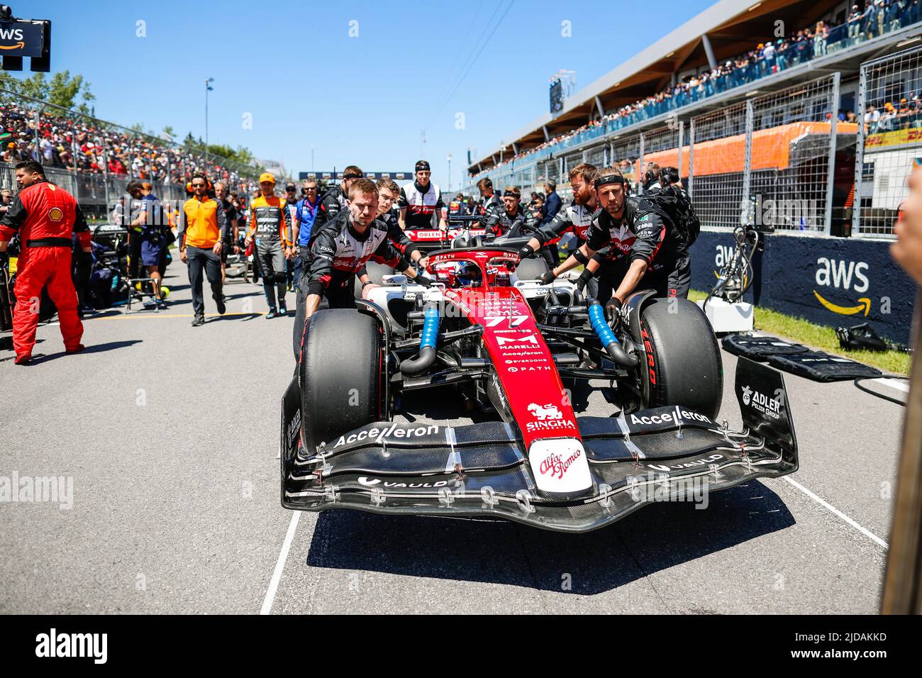 Montreal, Canada. 19th June, 2022. 77 BOTTAS Valtteri (fin), Alfa Romeo ...