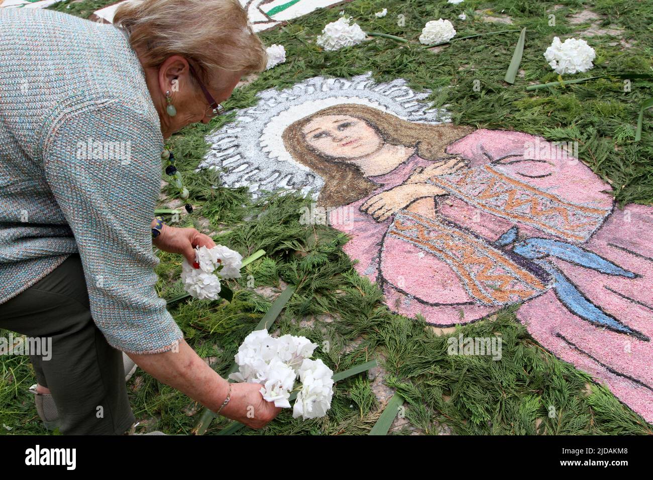 June 19, 2022, gijon, Asturias, Spain: Celebration of the festivity of ...
