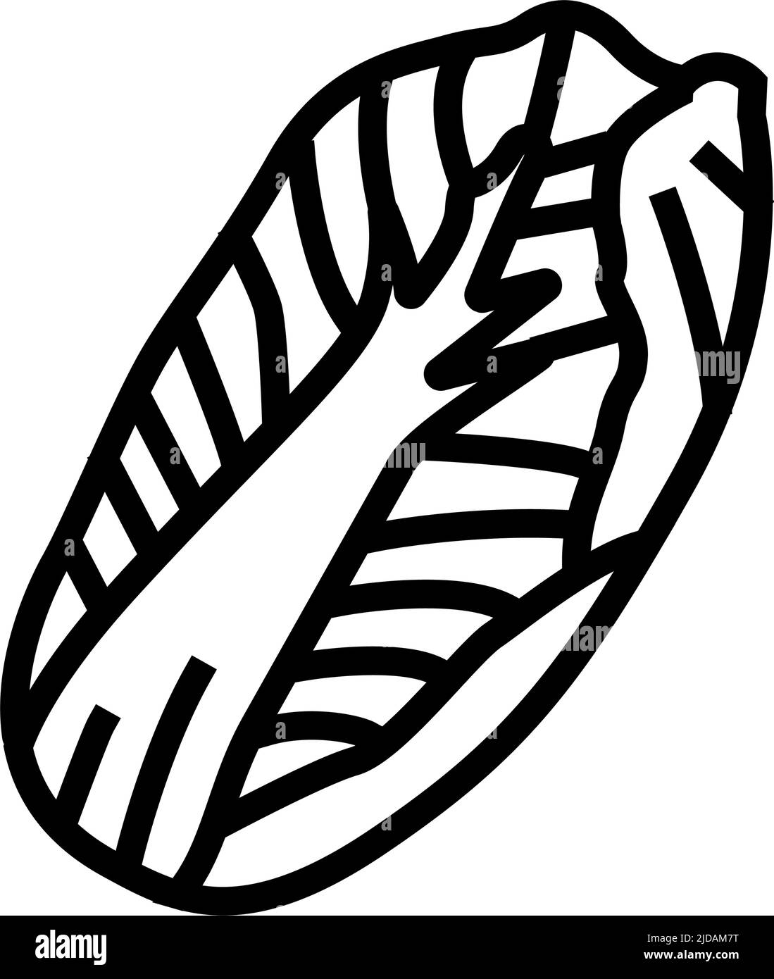 chinese cabbage line icon vector illustration Stock Vector Image & Art ...
