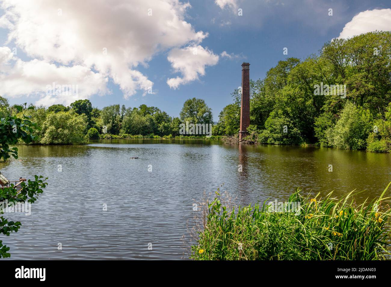 Stack Pools fishing lake in Springfield Park, Kidderminster ...
