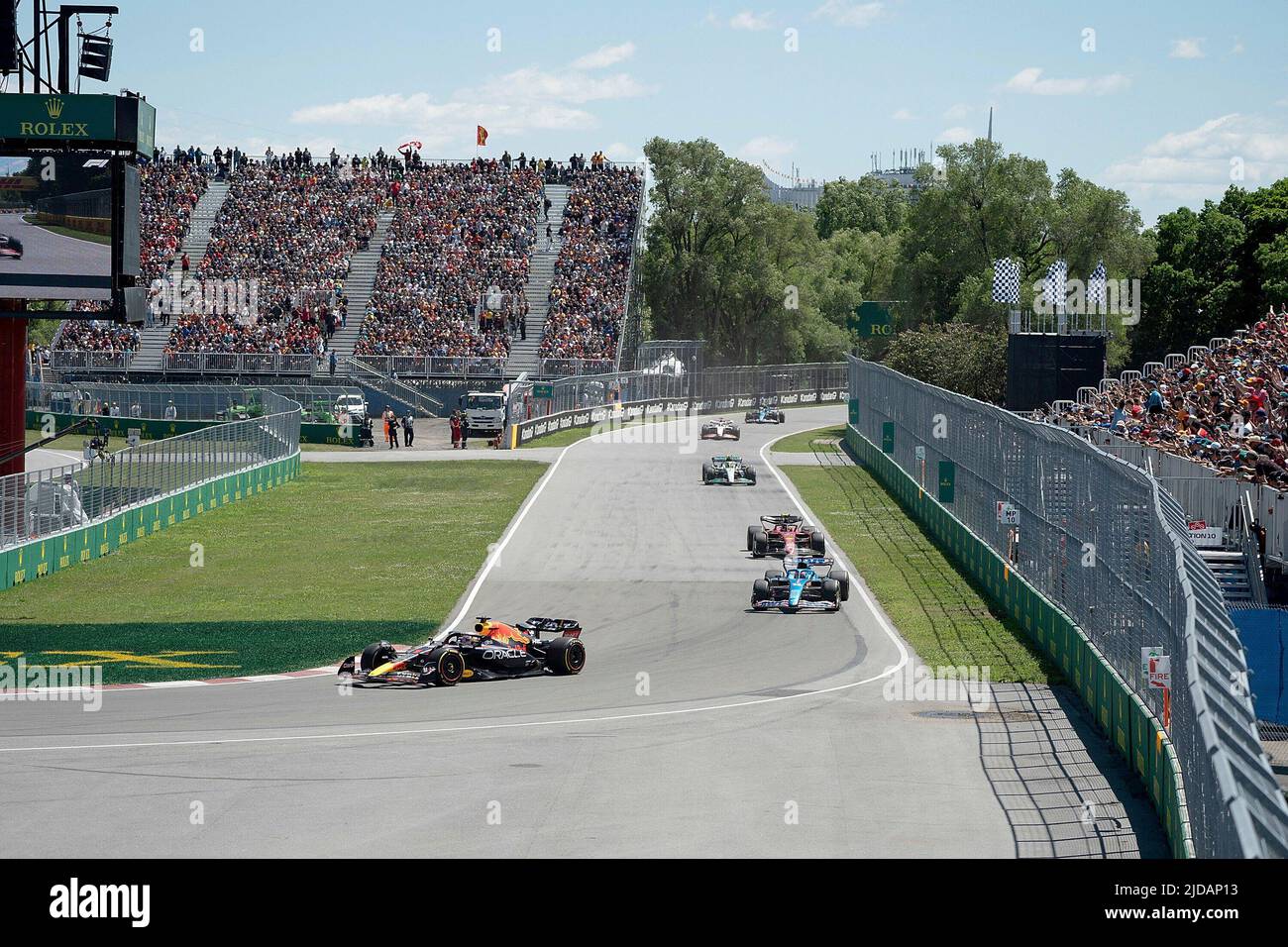 06/19/2022, Circuit Gilles-Villeneuve, Montreal, FORMULA 1 AWS GRAND PRIX DU CANADA 2022, in the ...
