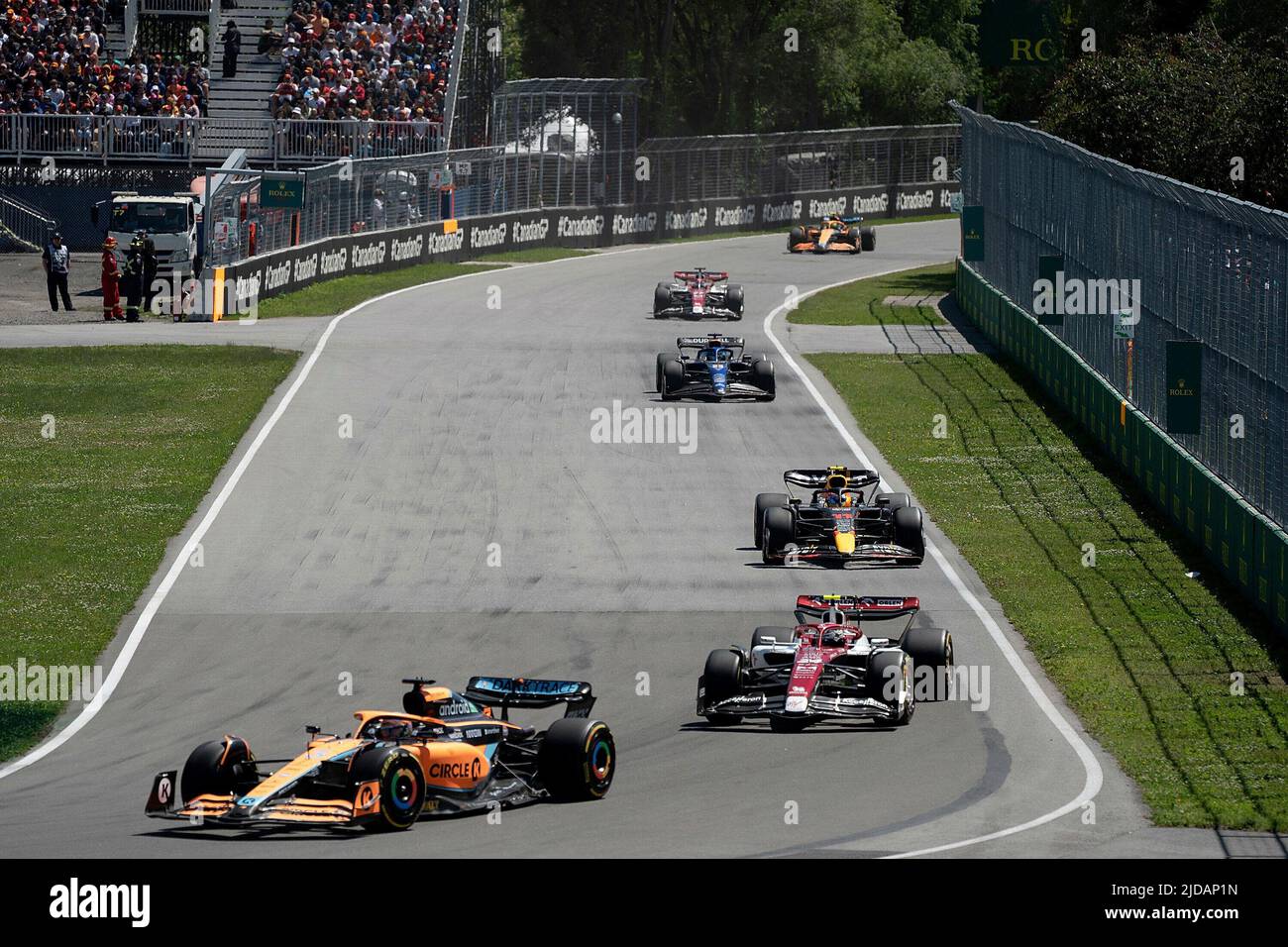 06/19/2022, Circuit Gilles-Villeneuve, Montreal, FORMULA 1 AWS GRAND PRIX DU CANADA 2022, in the ...