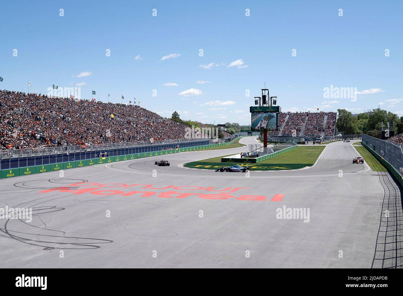 06/19/2022, Circuit Gilles-Villeneuve, Montreal, FORMULA 1 AWS GRAND PRIX DU CANADA 2022, in the ...