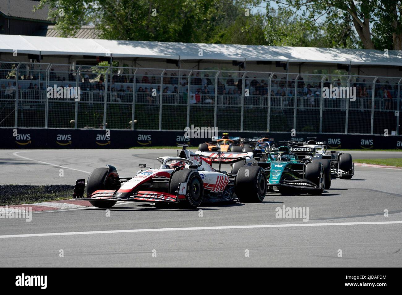06/19/2022, Circuit Gilles-Villeneuve, Montreal, FORMULA 1 AWS GRAND PRIX DU CANADA 2022, in the ...
