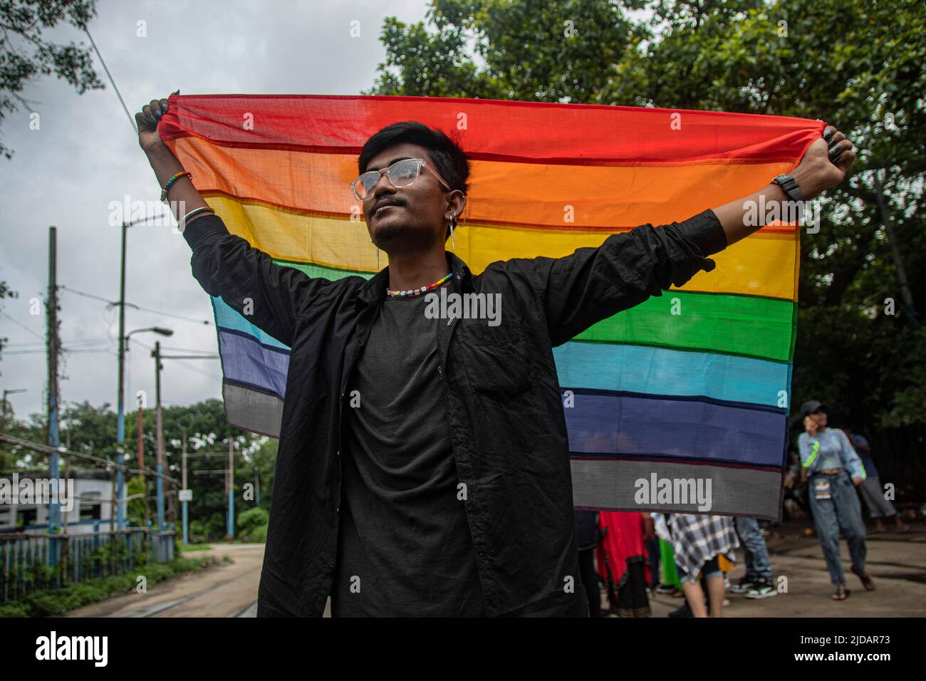 Kolkata, West Bengal, India. 19th June, 2022. LGBTQ Rainbow Pride Month ...