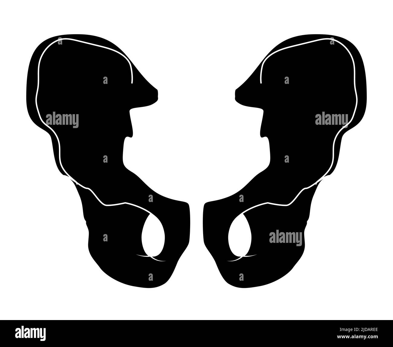 Hip impingement Stock Vector Images - Alamy