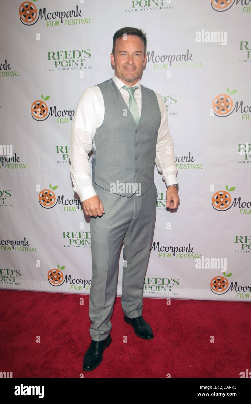 Reed's Point premiere at Cinelounge in Hollywood Featuring: Christopher M. Dukes Where: Los ...