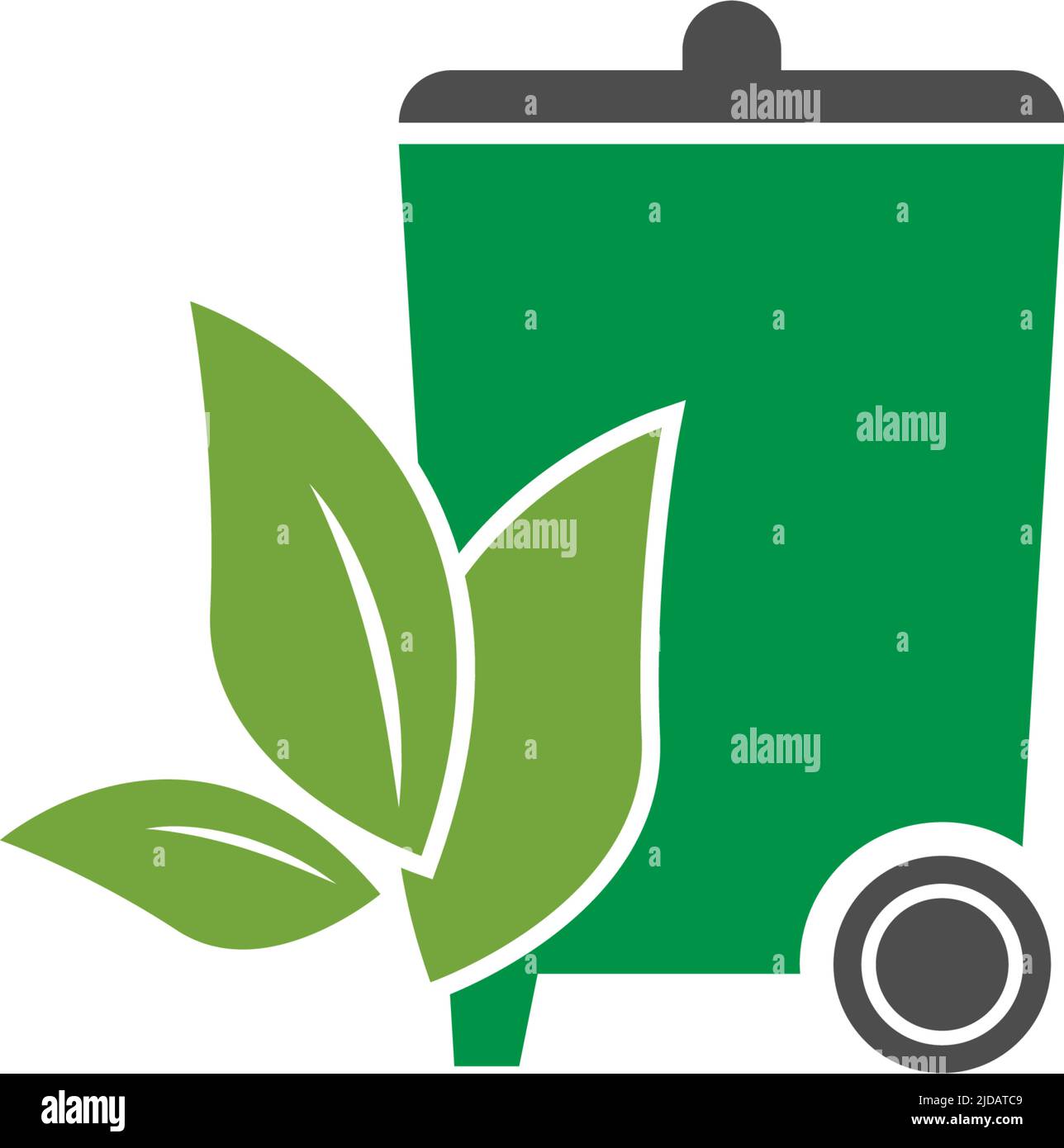 Trash bin icon logo design illustration template vector Stock Vector ...