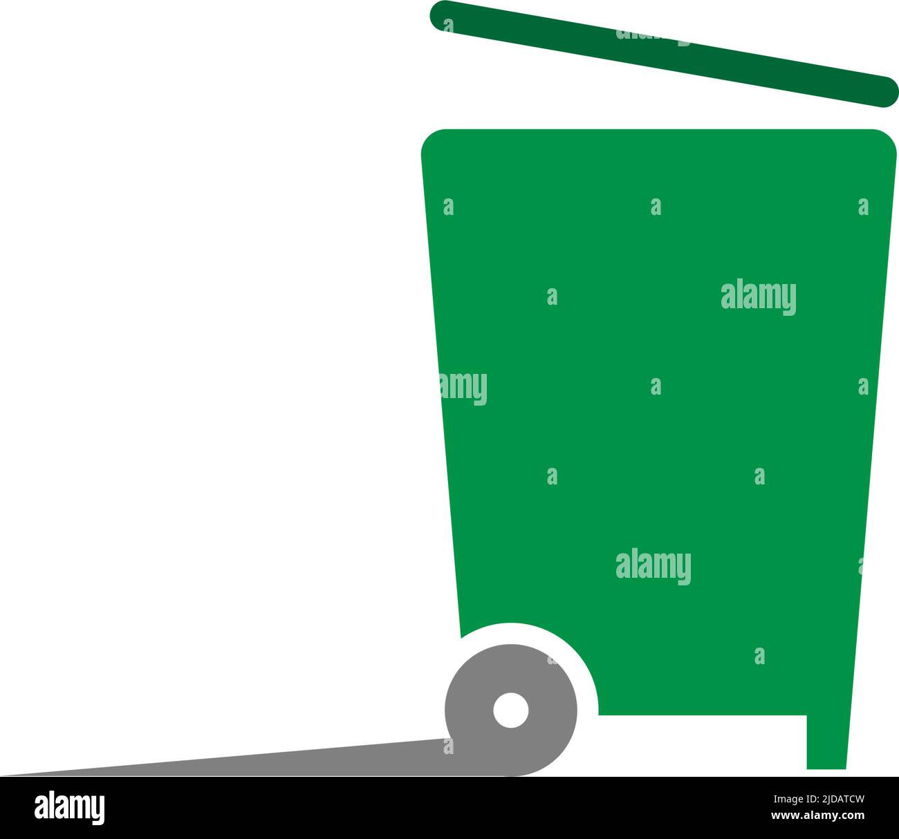 Trash bin icon logo design illustration template vector Stock Vector ...