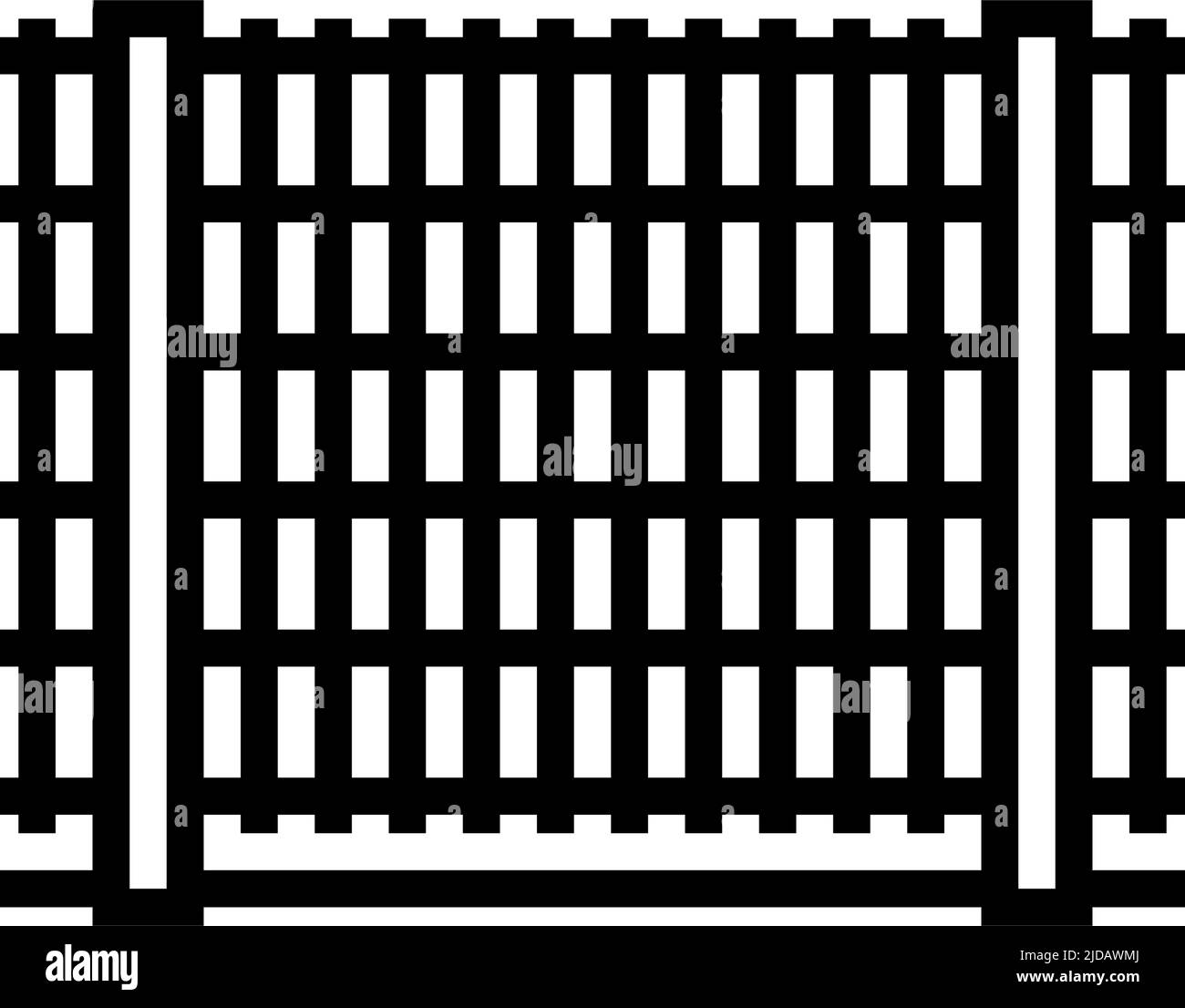 wire fence line icon vector illustration Stock Vector Image & Art - Alamy
