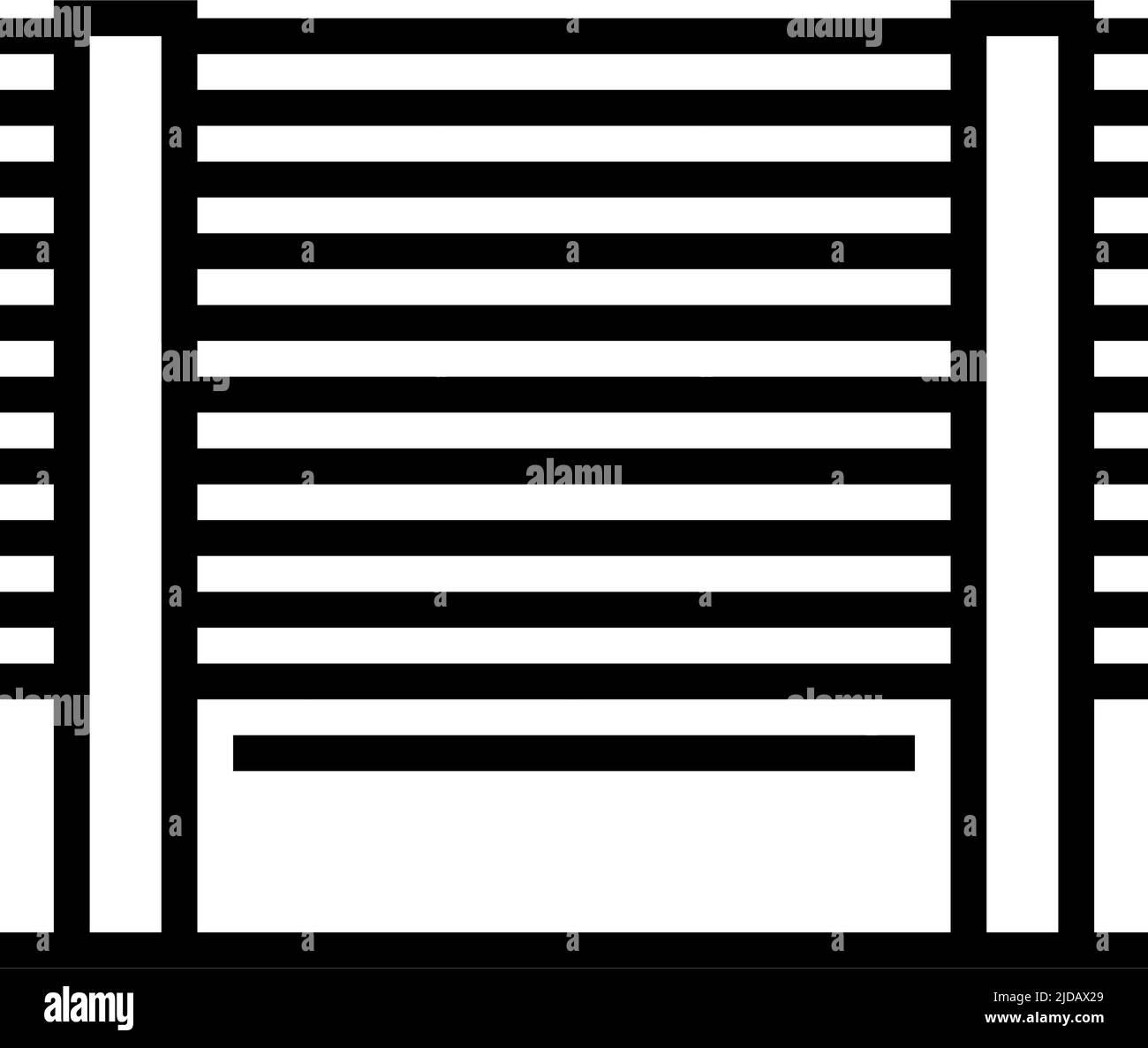 garden fence line icon vector illustration Stock Vector Image & Art - Alamy