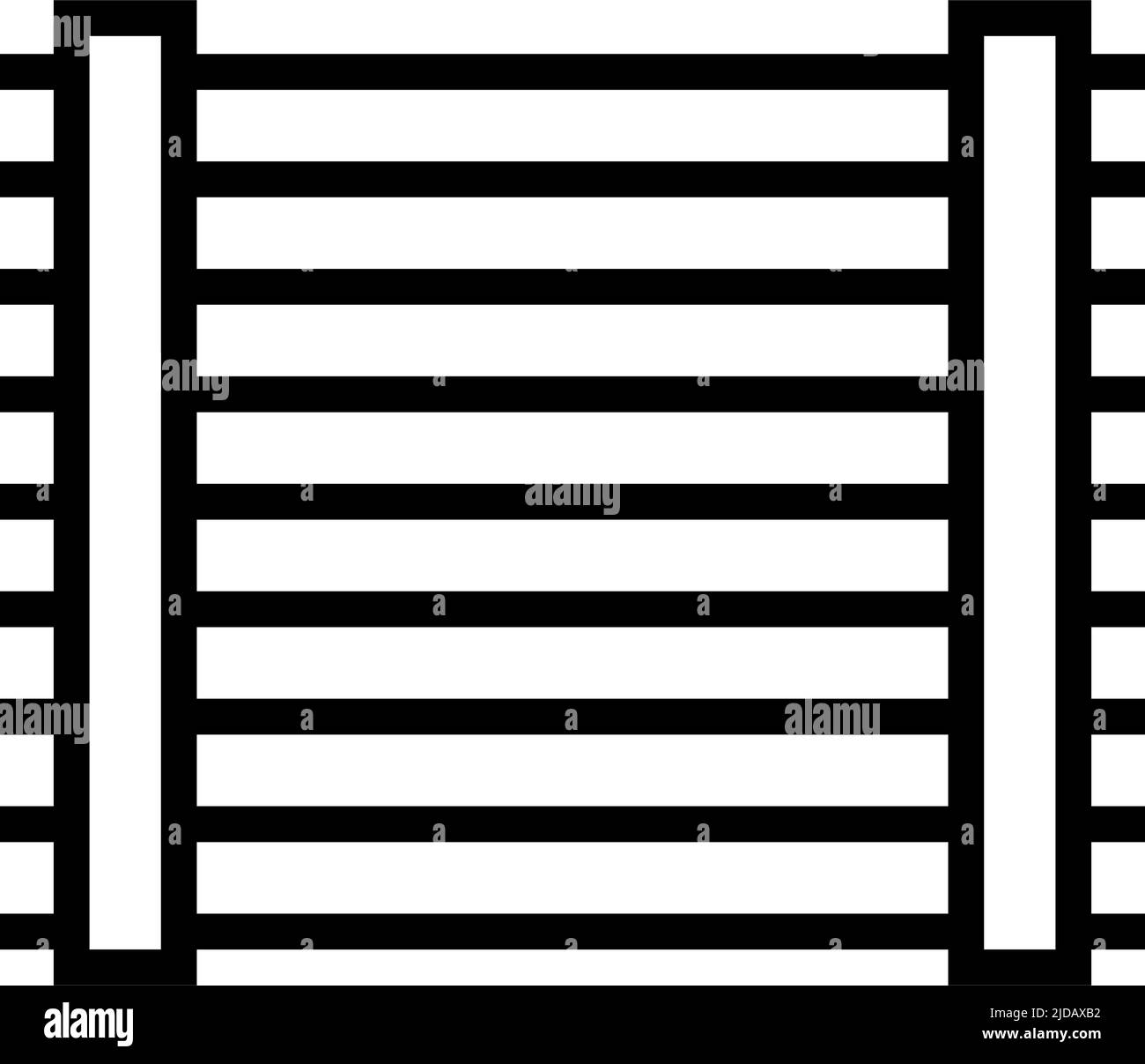 farm fence line icon vector illustration Stock Vector Image & Art - Alamy