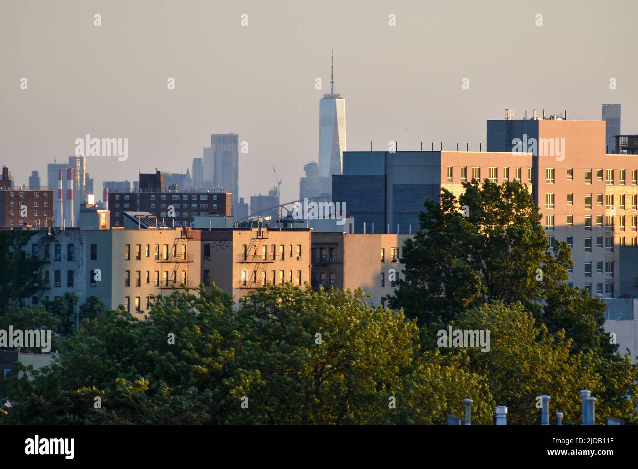 The Freedom Tower is seen from a distance in New York City, on June 19 ...