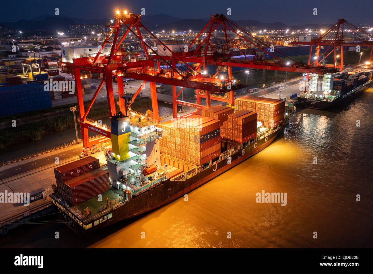 NANJING, CHINA - JUNE 19, 2022 - An aerial photo taken on June 19, 2022 ...