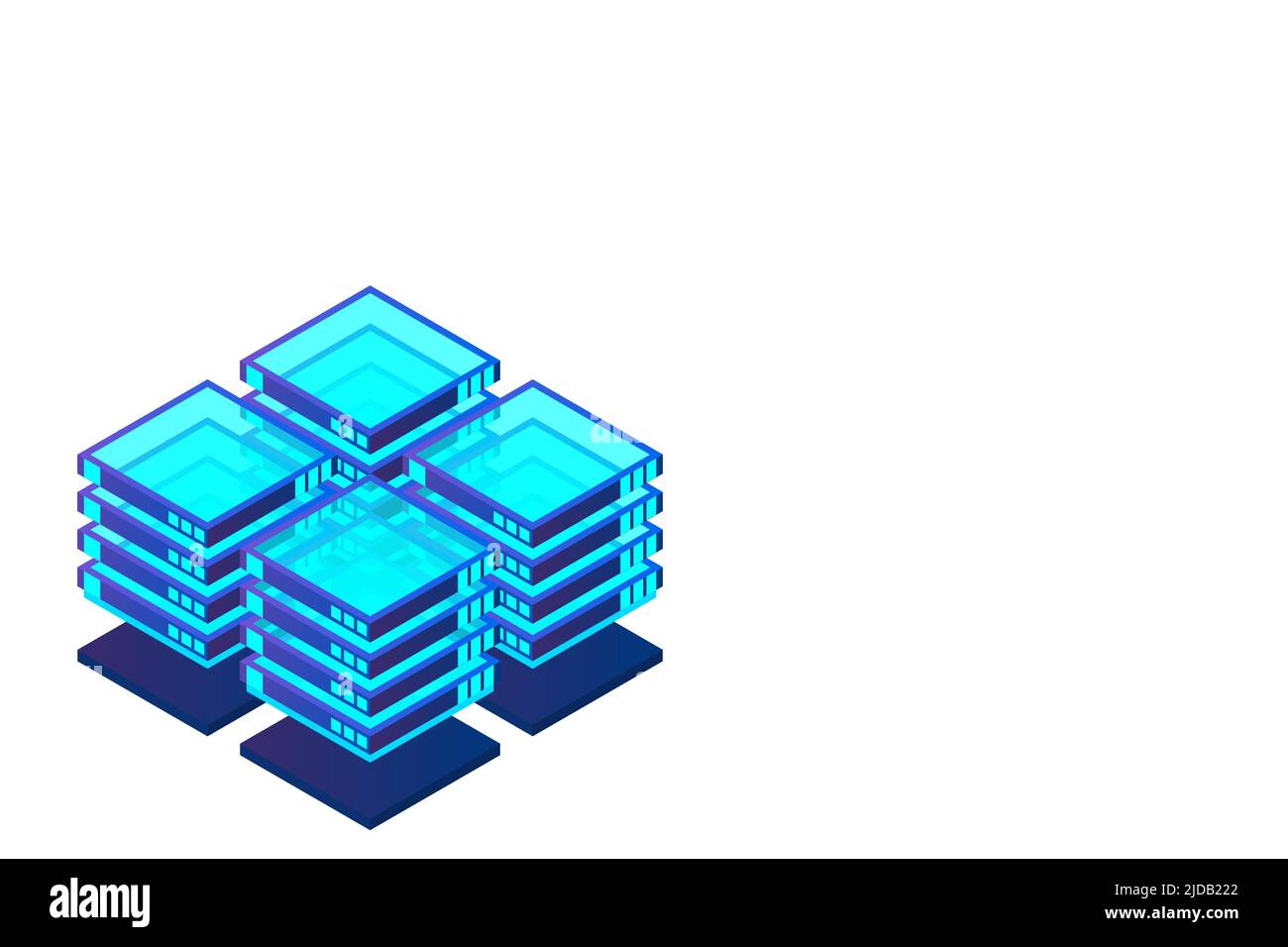 Mainframe, powered server, high technology concept, data center, cloud ...