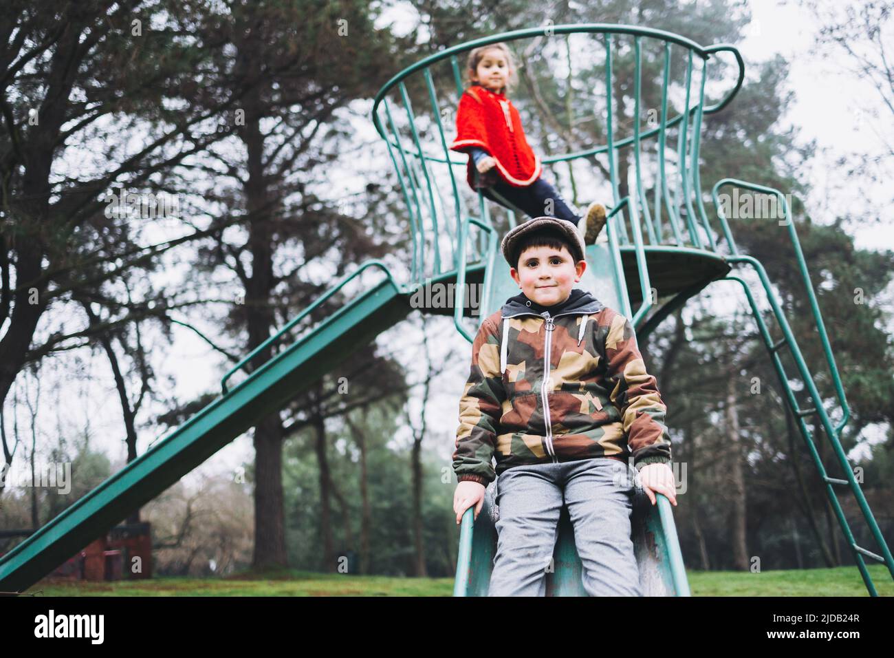 Playing slide hi-res stock photography and images - Alamy