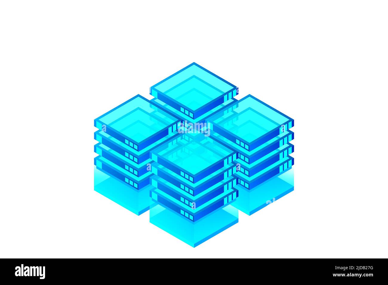 Mainframe, powered server, high technology concept, data center, cloud ...