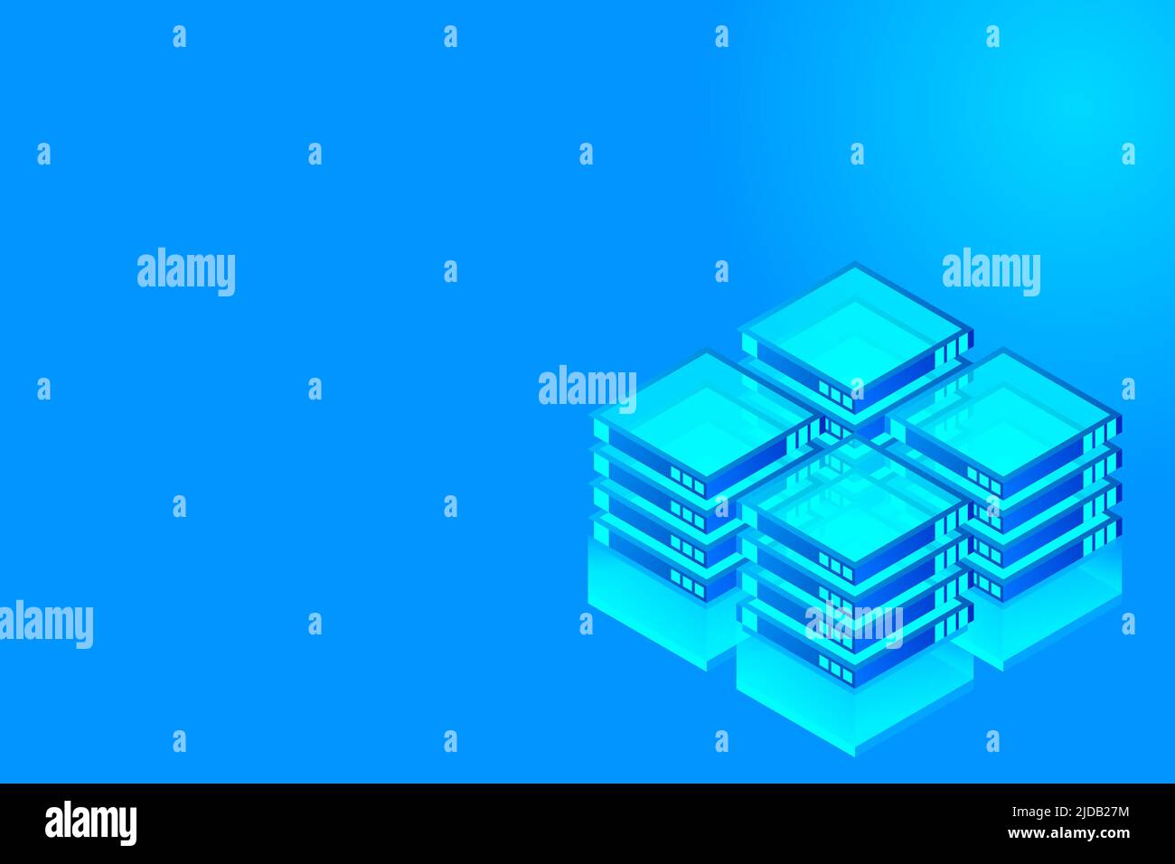 Mainframe, powered server, high technology concept, data center, cloud ...