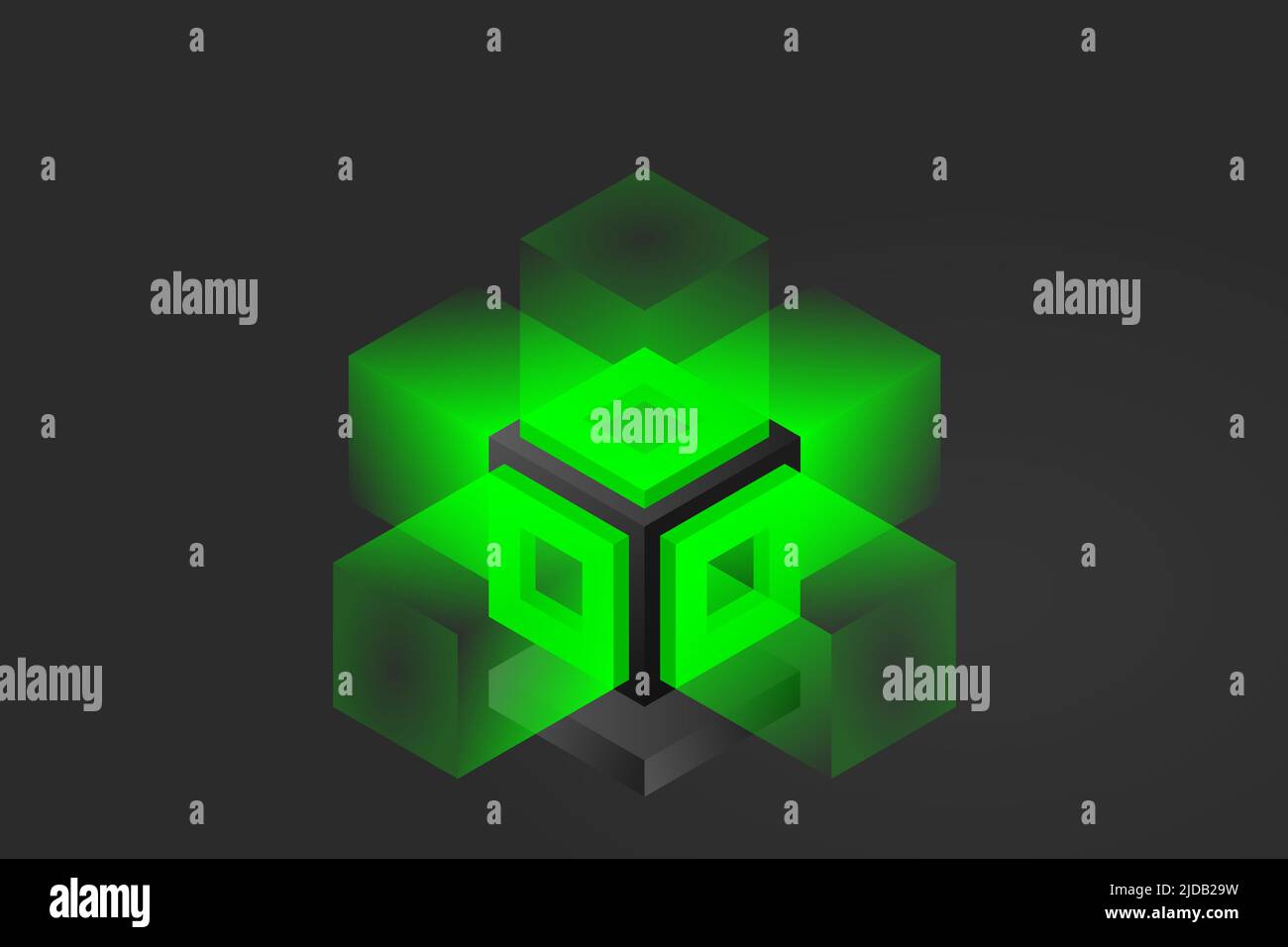 Server. Digital space. Data storage. Data center. Big Date. Conceptual ...