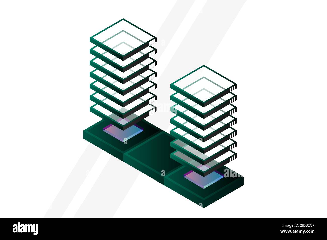 Mainframe, powered server, high technology concept, data center, cloud ...